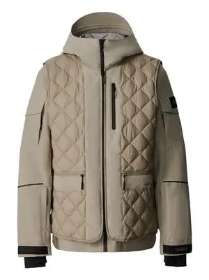 Mackage 3-in-1 Ski Jacket With Removable Vest - Taupe