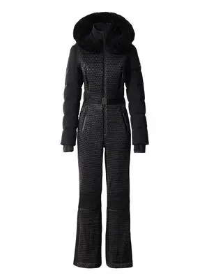 Mackage Lorelle Belted Down Ski Suit - Black