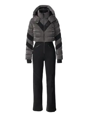 Mackage Satory-glo High-gloss Down Ski Suit - Carbon