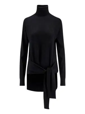 TOTEME Wool And Silk Turtleneck - Black