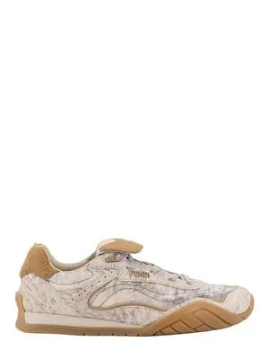 Fendi Wave Pulse Sneakers - Beige