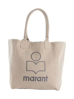 Isabel Marant Small Yenky Canvas Tote - Beige/anthracite