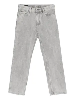 Emporio Armani Straight-leg Trousers - Grey