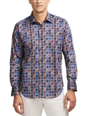 Robert Graham Darcy Cotton Blend Button Down Shirt - Multi