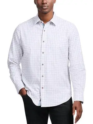 Robert Graham Darrington Cotton Button Down Shirt - Tan