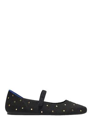 Rothy's The Square Mary Jane Flats - Studded Black
