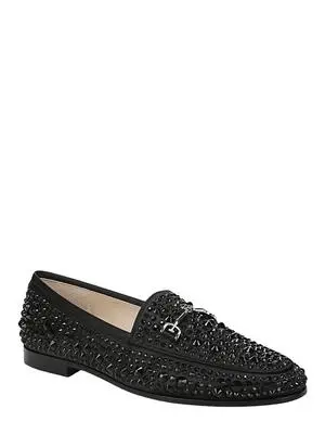 Sam Edelman Loraine Bling Loafer Flats - Black