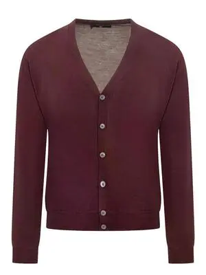 FILIPPO DE LAURENTIIS Button Cardigan - Red