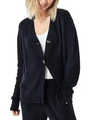 SUNDAY CITIZEN Oversized Ribbed Cardigan Coal
