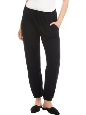 Karen Kane Brushed Double Knit Joggers - Black