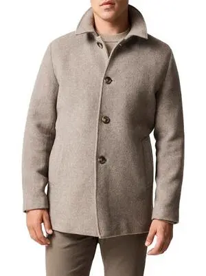 Rodd & Gunn Fitchett Wool Blend Coat - Natural