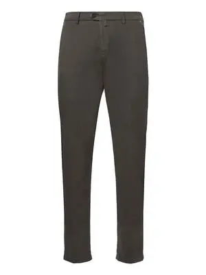Kiton Cotton And Cashmere Slim Chinos - Brown