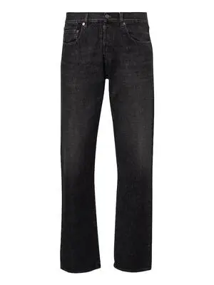 MAISON MARGIELA Mid-rise Straight Jeans - Black