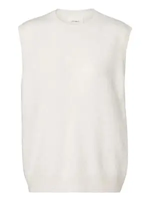 LISA YANG Yasmin Cashmere Sweater Vest - White