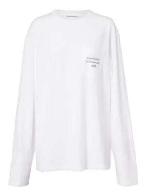 Acne Studios Edden Oversized Cotton-blend T-shirt - White