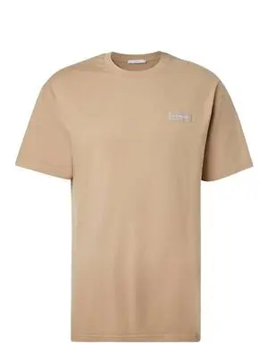 Givenchy Logo Cotton Jersey T-shirt - Beige