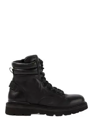Bogner Seoul Leather Lace-up Boots - Black