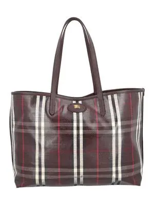 Burberry Medium Tote Bag - Bordeaux