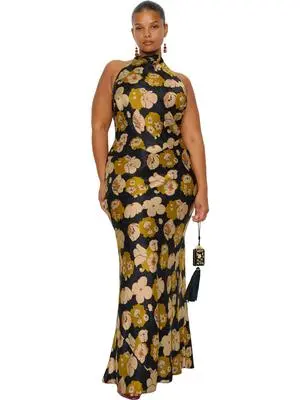 REFORMATION Bianca Silk Dress - Black