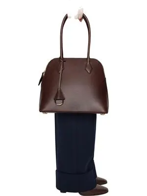 REFORMATION Camille Leather Shoulder Bag Espresso Leather