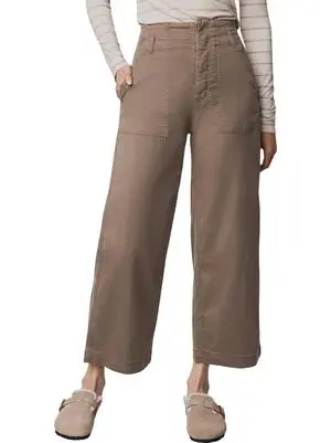Splendid Chloe Crop Ankle Pants - Cedar Brown