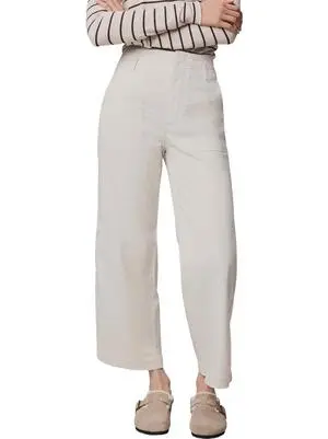 Splendid Chloe Crop Ankle Pants - Pale Oak