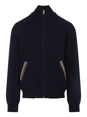 Paul Smith Wool Bomber Jacket - Blue
