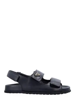 PRADA Leather Strap Sandals