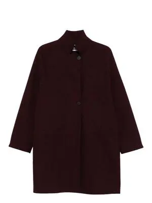 Harris Wharf London Virgin Wool Coat - Red