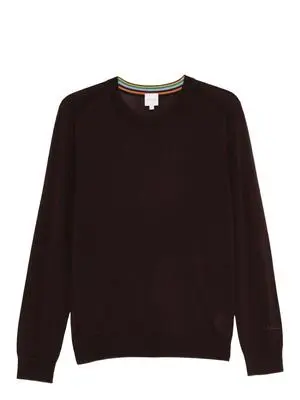 Paul Smith Wool Crewneck Sweater - Brown