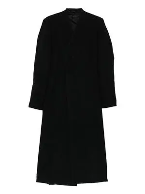 RICK OWENS Wool Double-Breasted Coat