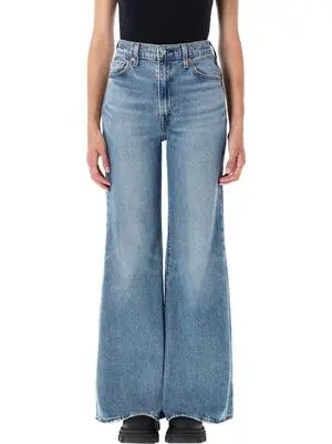 LEVI'S Ribcage Bell Jeans - Next Saturday No Crease Light Blue