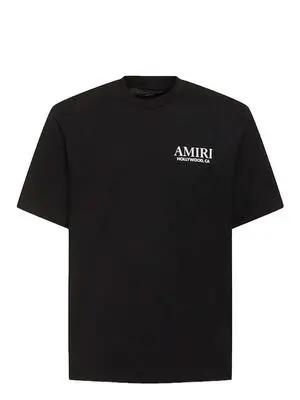 Amiri Bones Stacked Tee Shirt - Black