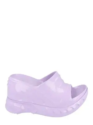 Givenchy Marshmallow Wedge Slides - Lilac