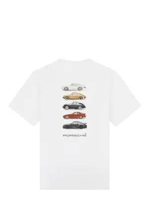Aimé Leon Dore X Porsche Fleet Tee Shirt - White