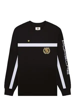 Aimé Leon Dore X Porsche Longsleeve Apex Tee Shirt - Black