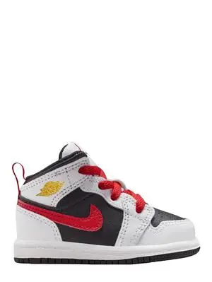 JORDAN 1 Mid Sneakers - Black/white/speed Red