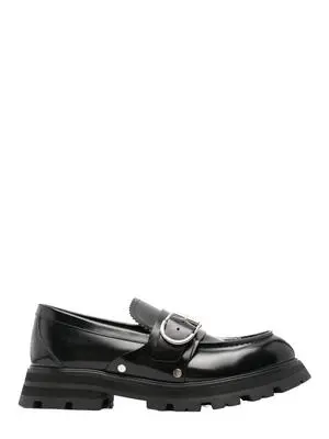 Alexander McQueen Logo Loafers - Black