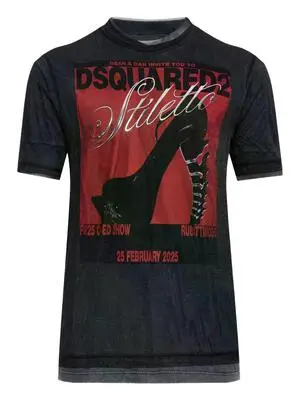 Dsquared2 Graphic-print T-shirt - Grey