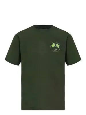 AMIR SLAMA Graphic-print T-shirt - Green