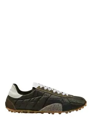 MAISON MARGIELA Lace-up Distressed Sneakers - Green