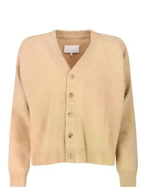 MAISON MARGIELA Long-sleeve V-neck Cardigan - Neutrals