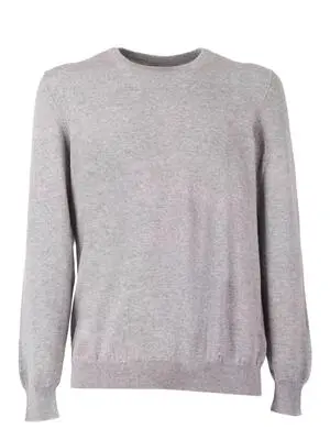 Fedeli Crew-neck Sweater - Grey