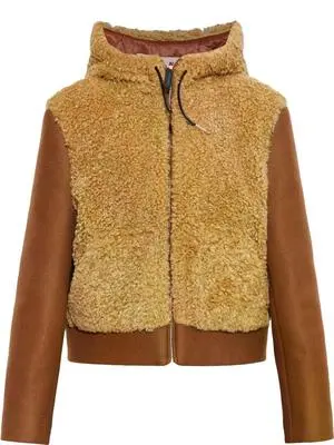 Marni Hooded Panelled Jacket - Neutrals