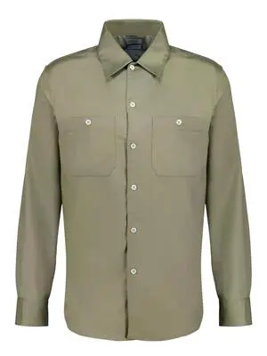 Brunello Cucinelli Button-fastening Cotton Shirt - Green