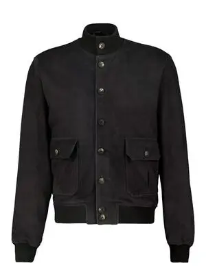 FRESCOBOL CARIOCA Vincente Suede Bomber Jacket
