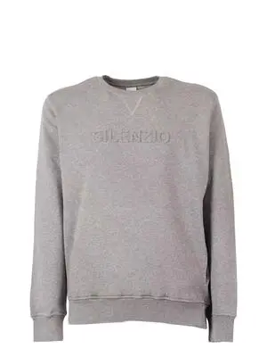Aspesi Embossed-detail Sweatshirt - Grey