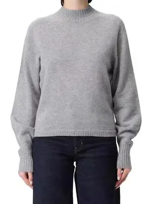 TWINSET Mock-neck Long-sleeve Sweater - Grey