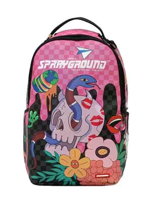 SPRAYGROUND Graphic-print Backpack - Pink
