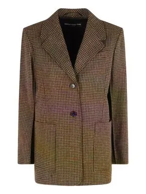 DEPARTMENT 5 Houndstooth Blazer - Brown